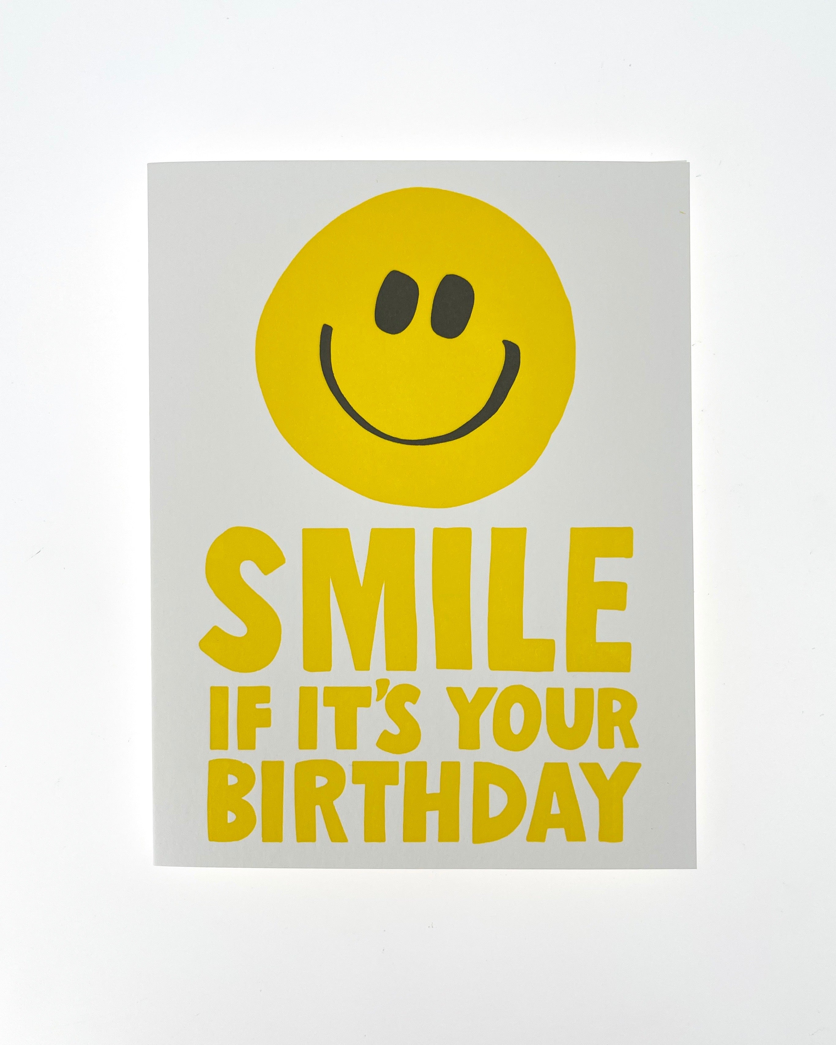 Smile If It's Your Birthday Card – MOTTO Harvard Square