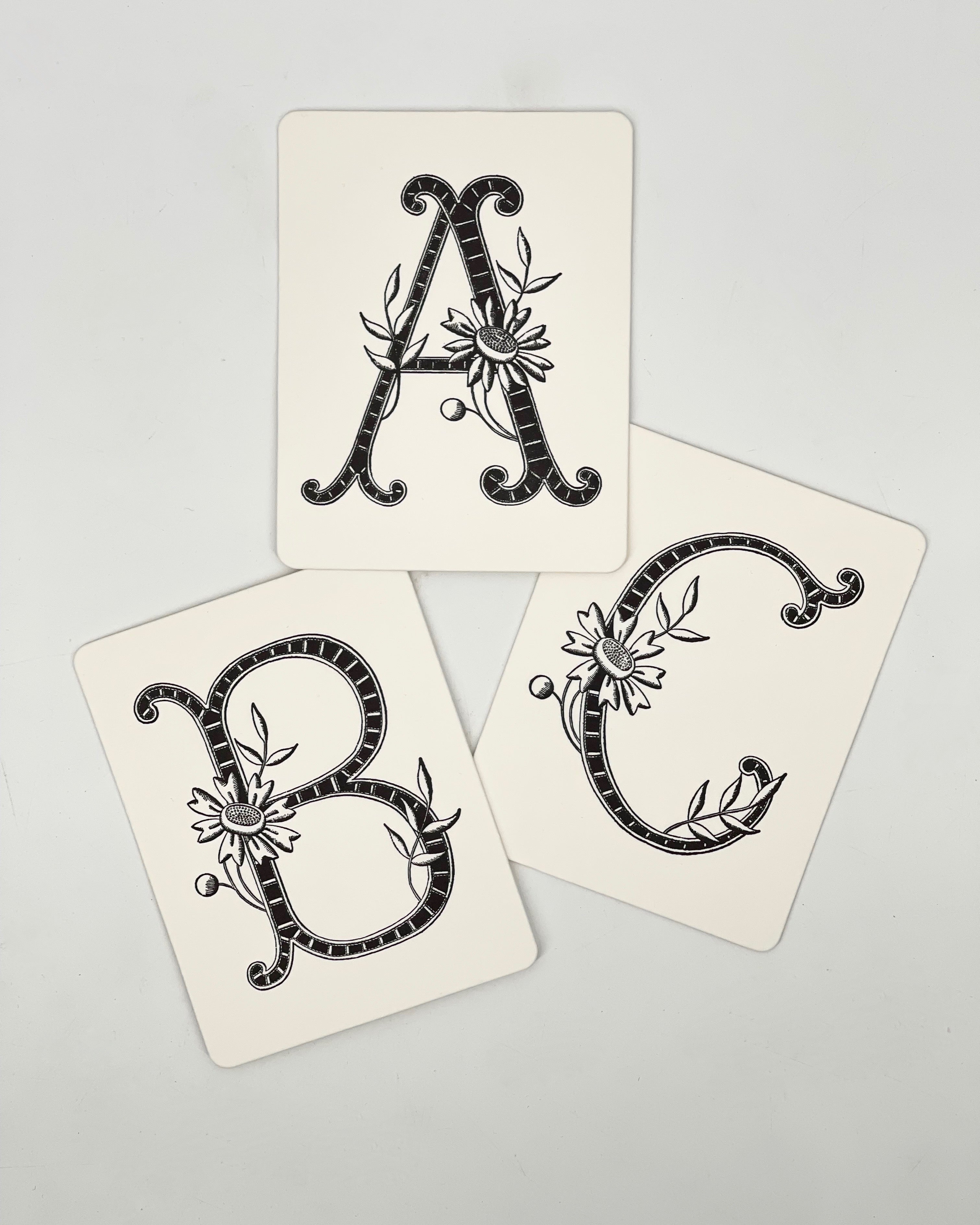 Daisy Monogram Cards – MOTTO Harvard Square