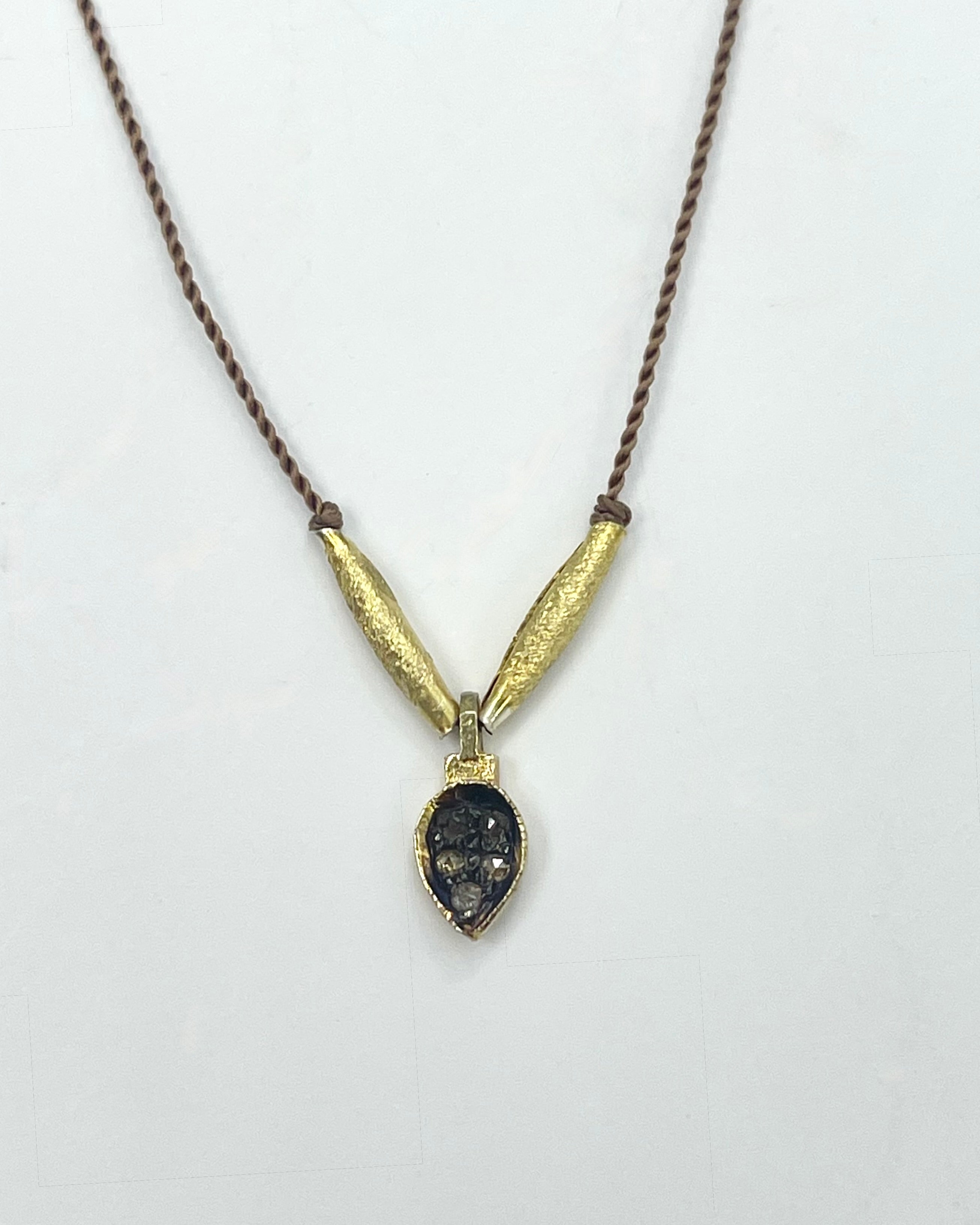 River Song Pave Diamond with Rice Necklace – MOTTO Harvard Square