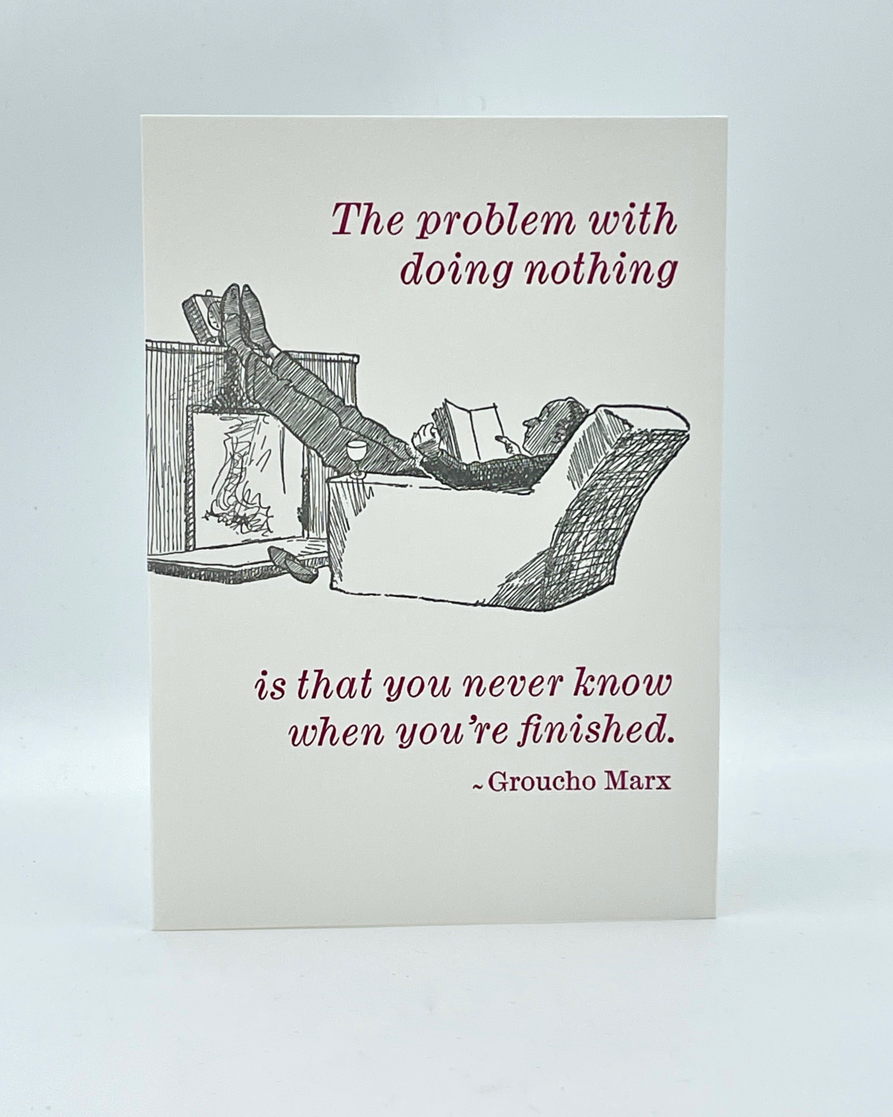 Doing Nothing Card – MOTTO Harvard Square